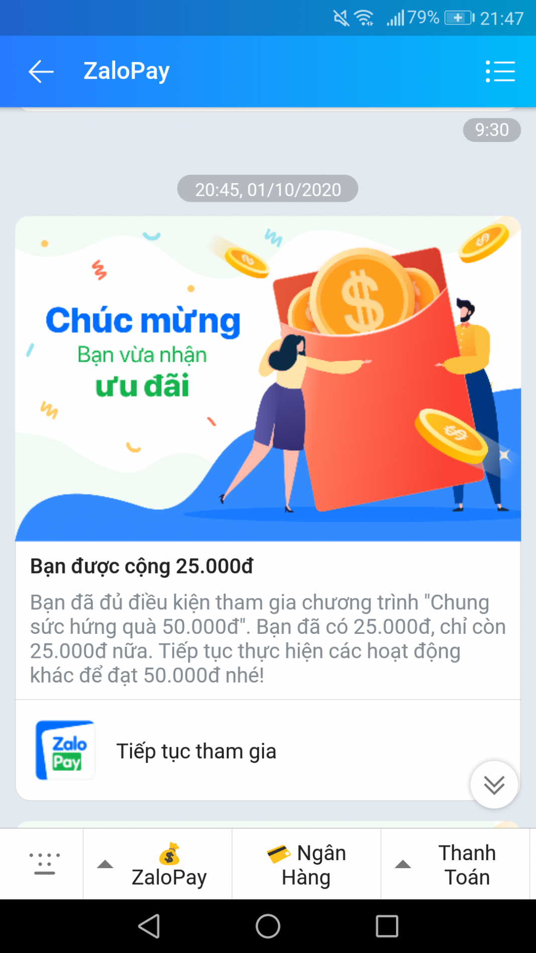 Chung sức giật quà ZaloPay nhận 100K và 50K miễn phí - Kiếm Thẻ Cào