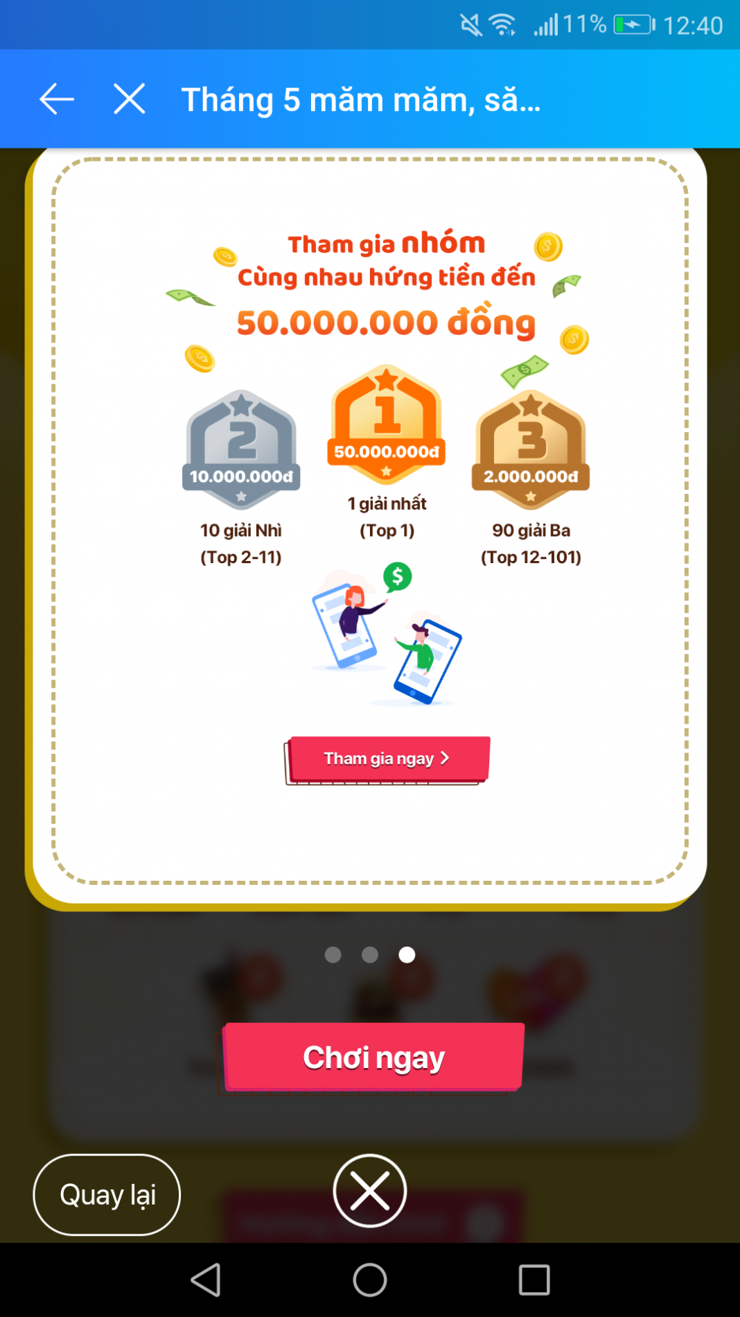 Tháng năm măm măm kiếm tiền triệu, thẻ cào với ZaloPay - Kiếm Thẻ Cào