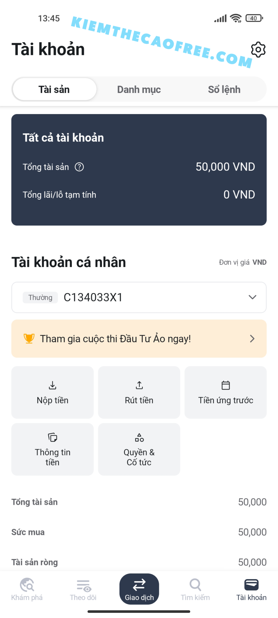 Cách xem và nhập mã giới thiệu KIS nhận tiền thưởng 2025 - Kiếm Thẻ Cào